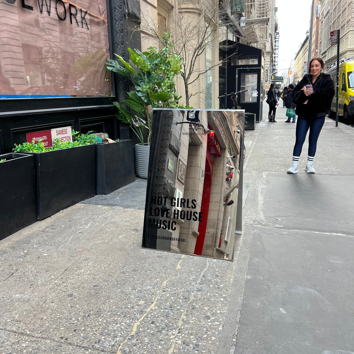 Housework - Flatiron, New York Sidewalk Sign – Signs and Mirrors