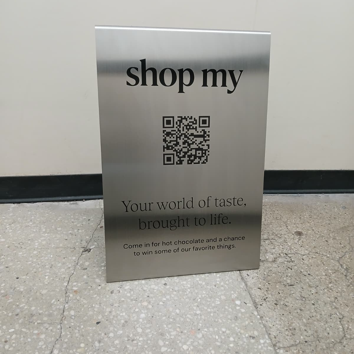 Shop My - New York, Sidewalk Sign (2026) – Signs and Mirrors