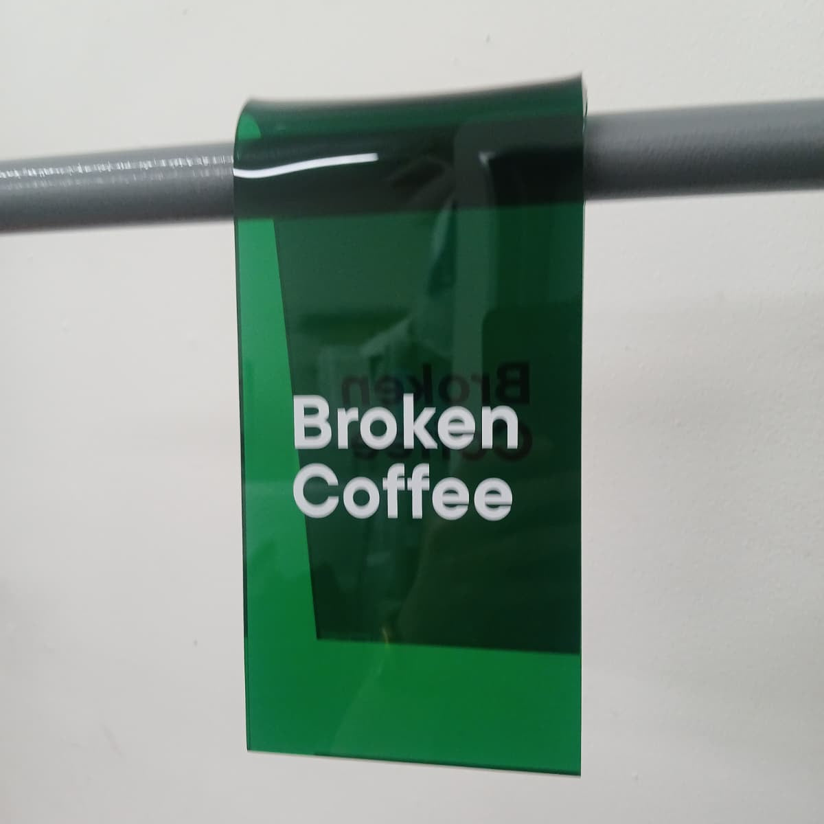 Broken Coffee - Las Vegas, Sidewalk Sign – Signs and Mirrors