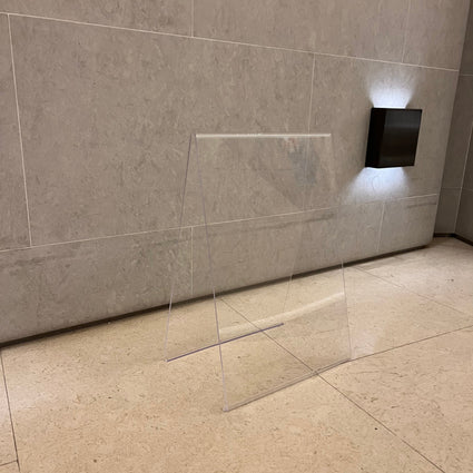 #009 - Transparent Acrylic A-Frame Sidewalk Sign – Signs and Mirrors