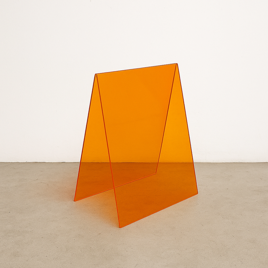 #009 - Transparent Acrylic A-Frame Sidewalk Sign – Signs and Mirrors