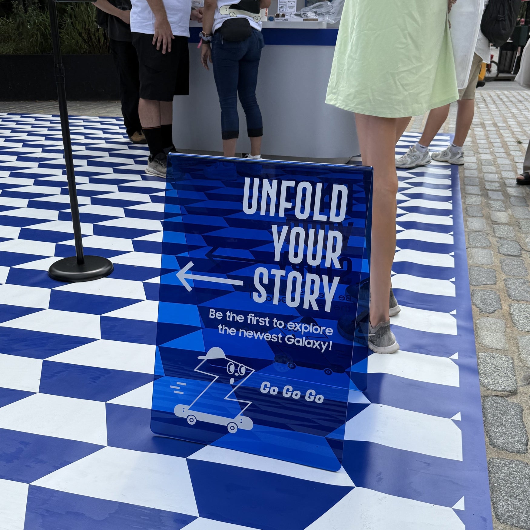 Transparent Acrylic A-Frame Sidewalk Sign | Lightweight Modern Signage ...
