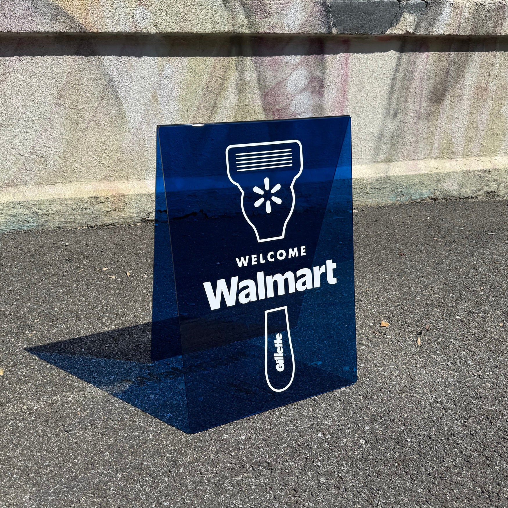 #009 - Transparent Acrylic A-Frame Sidewalk Sign – Signs and Mirrors