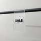 Transparent Acrylic Clothing Rack Sign Clip I Colorful Retail Display ...