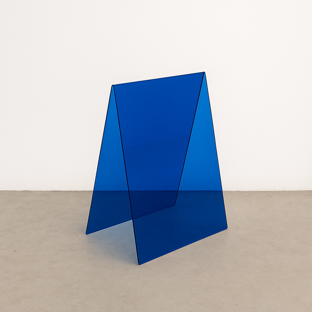 Transparent Acrylic A-Frame Sidewalk Sign | Lightweight Modern Signage ...