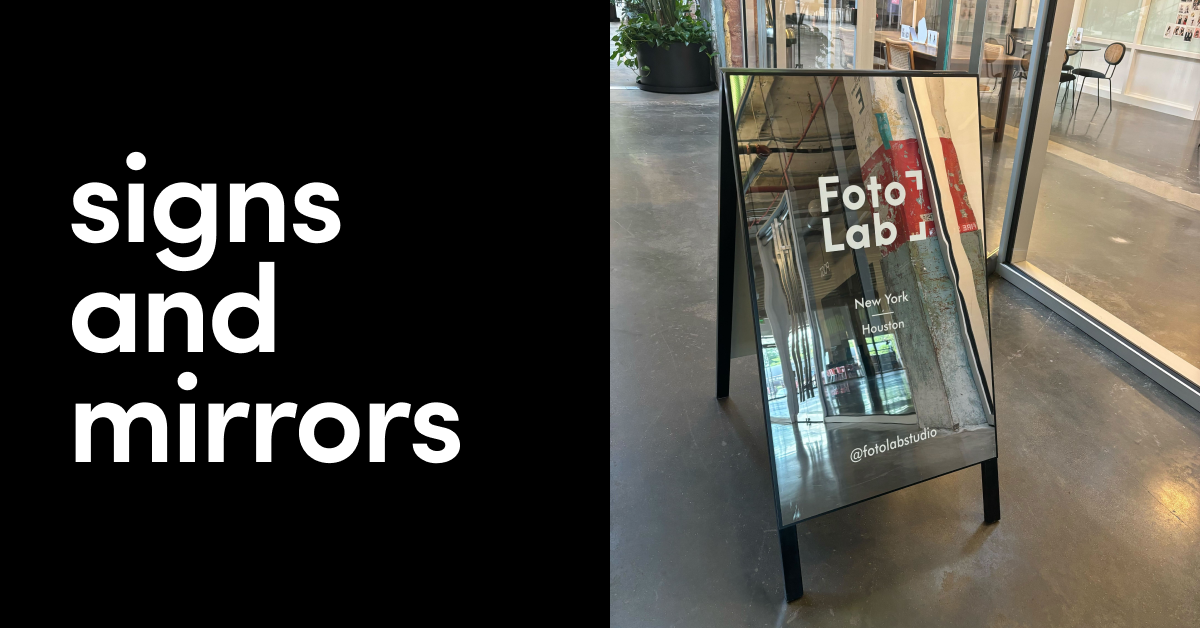 Signs and Mirrors