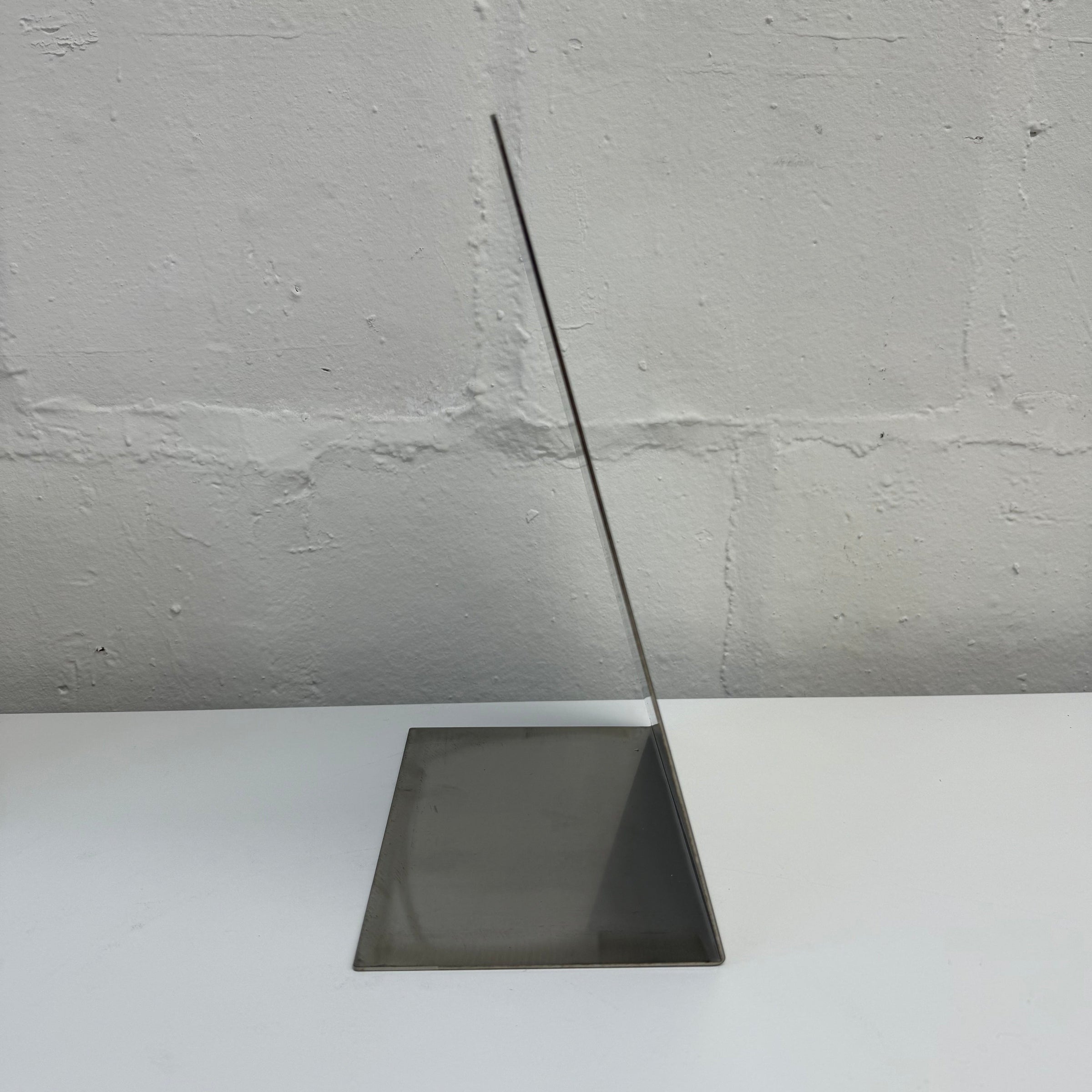 #017 - Stainless Steel Table Top Stand – Signs and Mirrors