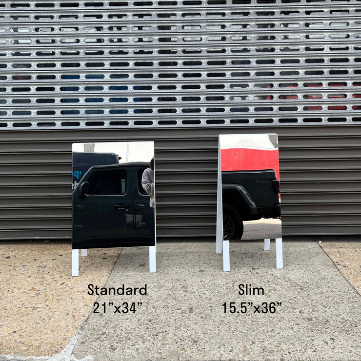 Custom Stainless Steel Signs & Display Furniture | Signs and Mirrors