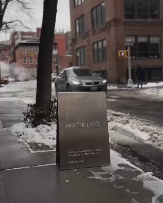 Brushed Stainless Steel A-Frame Sidewalk Sign | Premium 304 Steel Sign ...